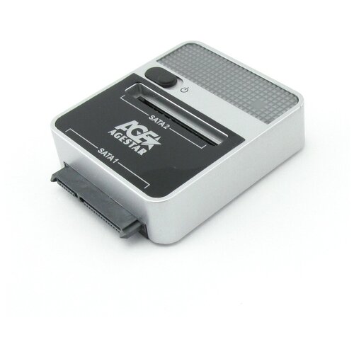 Внешний корпус для 2.5"&3.5" Agestar S2BP для 2xHDD SATA USB 2.0/eSATA