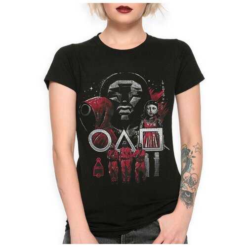 Футболка DS Apparel, размер 2XL, черный