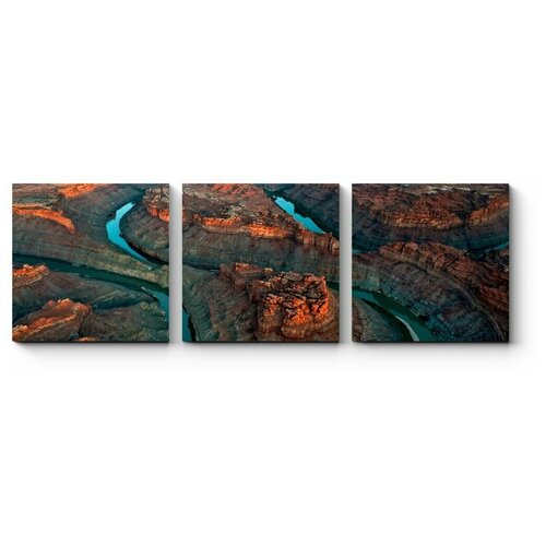 Модульная картина Национальный парк Каньонлендс90x30