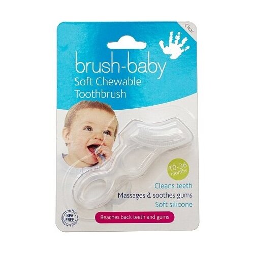 Зубная щетка Brush Baby жевательная Chewable Toothbrush BRB001 10-36 месяцев, ассорти