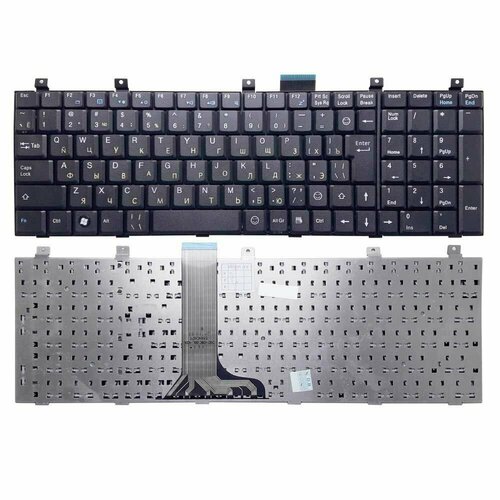 Клавиатура для ноутбука MSI VX600 / EX625 / EX600 / VR600 / CR600 (rus, черн.) EX600 CR500