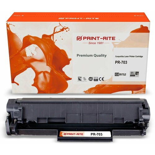 Print-Rite PR-703 картридж лазерный (Canon 703 - 7616A005) черный 2000 стр