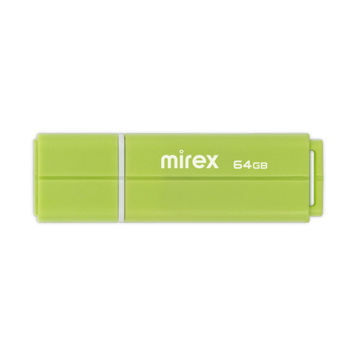 Mirex Флеш накопитель Mirex Line 64GB, USB 2.0, зеленый