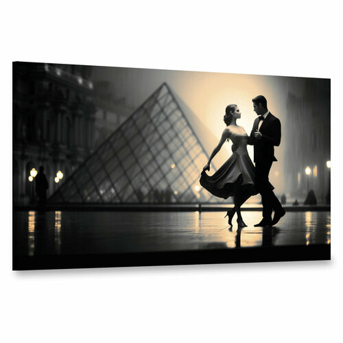 Интерьерная картина 100х60 "Парижская романтика"