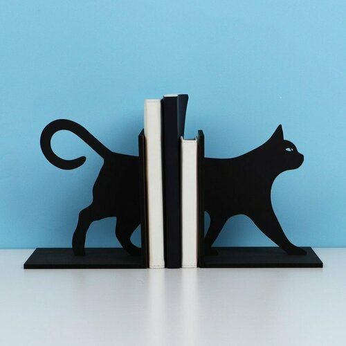 Подставка для книг и учебников «Кот» (комплект из 4 шт)