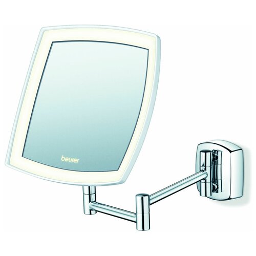 Beurer зеркало косметическое настенное BS89 зеркало косметическое настенное BS89 с подсветкой, металлик
