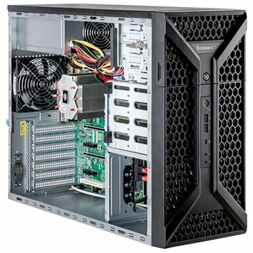 Серверная платформа Supermicro SYS-531A-IL/Tower/1x1700/ 4xDDR5-4400 UDIMM/ x3.5", M.2