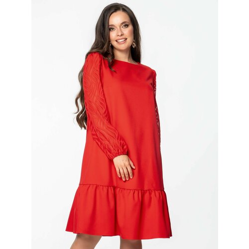 Платье With street, размер 56, красный