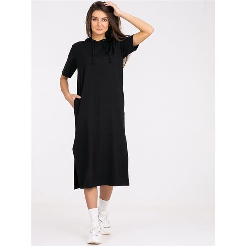 Платье Апрель, размер 84-164, черный