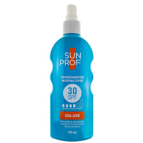Молочко-спрей солнцезащитное SunProf 30 SPF, 200мл