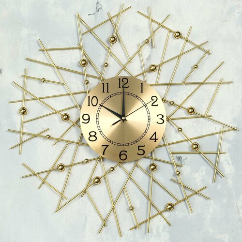 Часы настенные, серия: Ажур, "Тези", d-60 см, циферблат 22 см