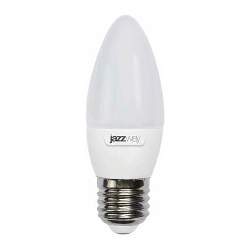 Лампа светодиодная PLED-SP C37 9Вт свеча 5000К холод. бел. E27 820лм 230В JazzWay 5001954A (20шт. в упак.)