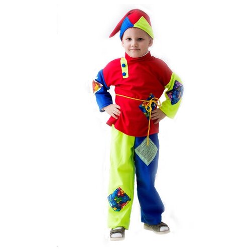 Карнавальный костюм скоморох, арт. 2219, рост: 116-134 см, возраст: 5-8 лет