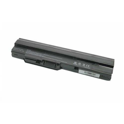Аккумуляторная батарея для ноутбука MSI Wind U100, RoverBook Neo U100WN U135 5200mAh OEM черная