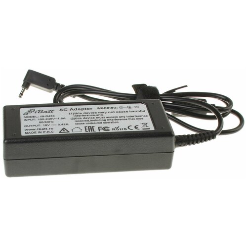 Блок питания iBatt iB-U1-R436 19V 3,42A, 65W, 3.0*1.0 mm для Acer Aspire S7, Iconia Tab W700, Aspire P3-171, Aspire Switch 11, Aspire S5-391, Aspire S7-191, Aspire R7-371T, Aspire S7-391, Aspire S5-391-53314G12akk,