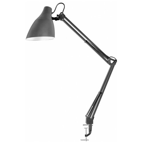 Лампа офисная Camelion KD-335, E27, 40 Вт, серый, 2 шт.