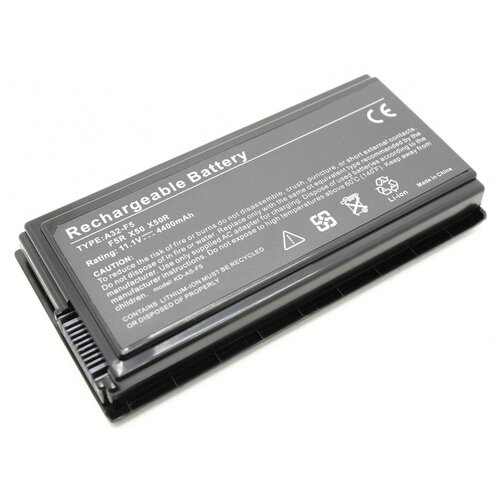 Аккумулятор для ноутбука Asus F5 X50 (11.1V 4400mAh) Original PN: A32-F5, 70-NLF1B2000Y, 90-NLF1B2000Z