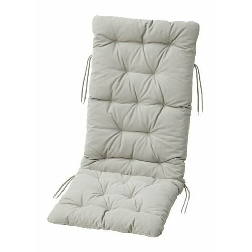 Подушка на стул куддарна 116х45 см, светло-серый