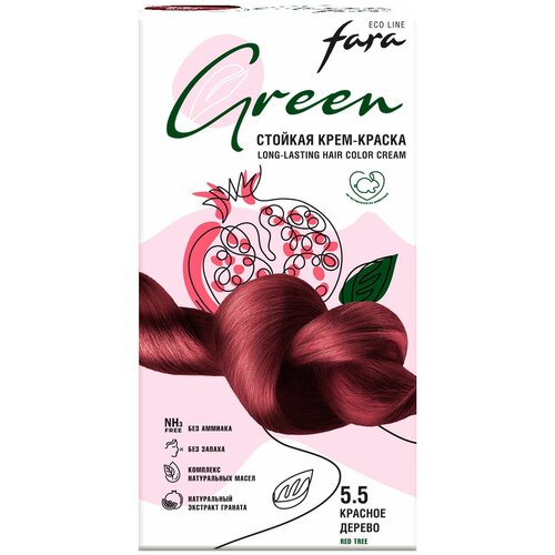 Краска для волос Fara Eco Line 5.5 Красное дерево