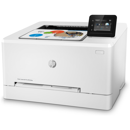 Принтер лазерный HP Color LaserJet Pro M255dw, цветн., A4, белый