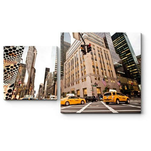 Модульная картина Центральная дорога Нью-Йорка50x30