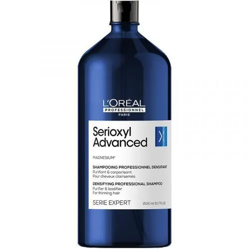 Loreal Serioxyl Advanced- Шампунь для очищения и уплотнения волос 1500 мл