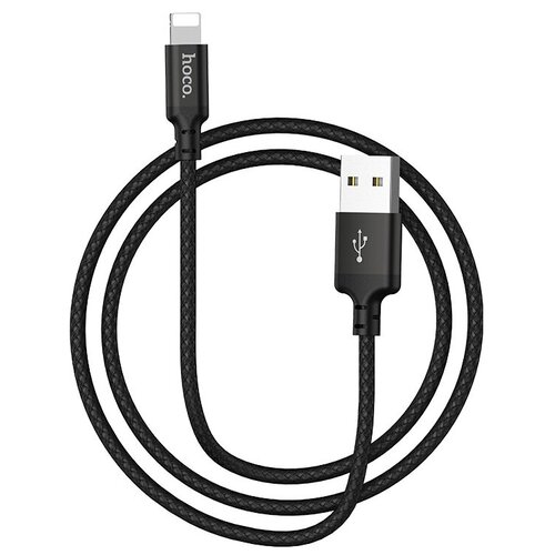 USB дата кабель Lightning, HOCO, X14, 2М, черный
