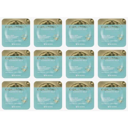 Mizon Бальзам для лица Cicaluronic Cleansing Balm, 3 мл, 12 шт
