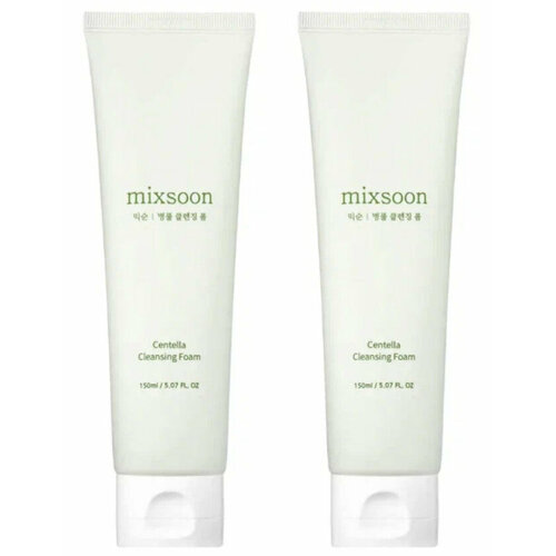 Пенка для лица очищающая Mixsoon Centella Cleansing Foam, с экстрактом центеллы азиатской, 150 мл, 2 шт