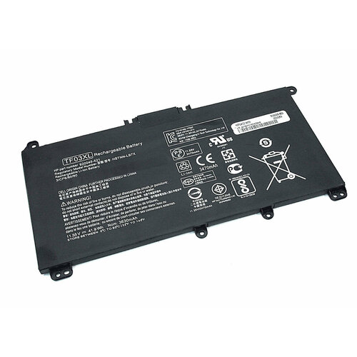 Аккумулятор для ноутбука HP 14-bf114TX 41.7Wh 11.55V