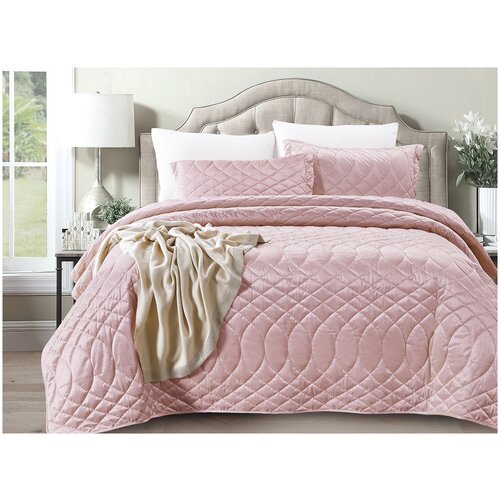Комплект с покрывалом Tango Roxette, 240 х 260 см, розовый