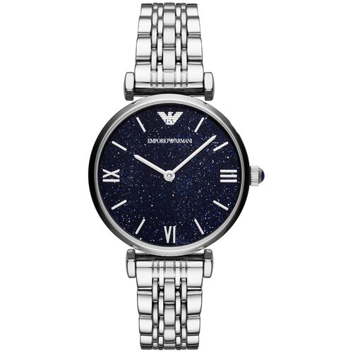 Наручные часы EMPORIO ARMANI Gianni T-Bar AR11091, серебряный, синий