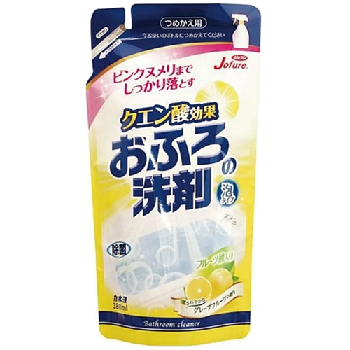 Пена-спрей чистящая для ванны Jofure грейпфрут Kaneyo, 380 мл, 401 г