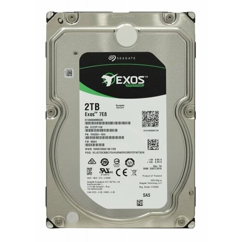 Жесткий диск Seagate 1V4204-004 2Tb 7200 SAS 3,5" HDD