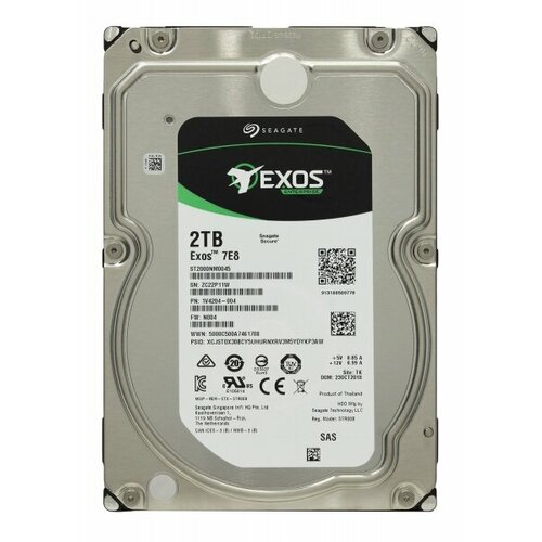 Жесткий диск Seagate 1V4204-004 2Tb 7200 SAS 3,5" HDD