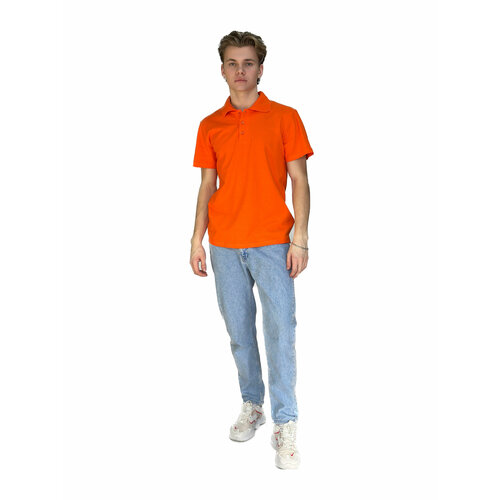 Поло Rikos, размер 64-66 182/188, оранжевый