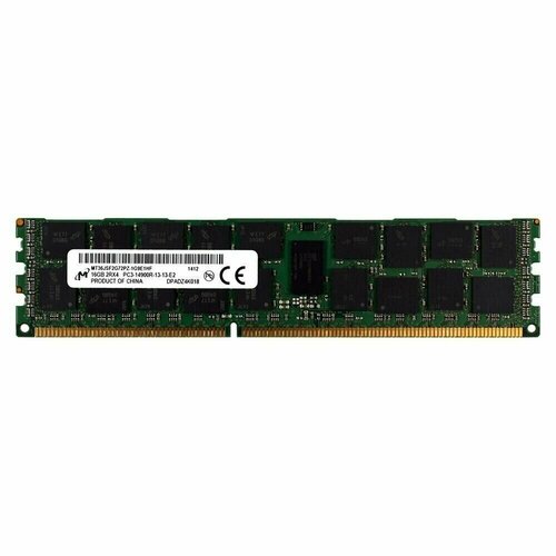 Серверная оперативная память Micron 16GB DDR3 RDIMM 1866Мгц LGA 2011