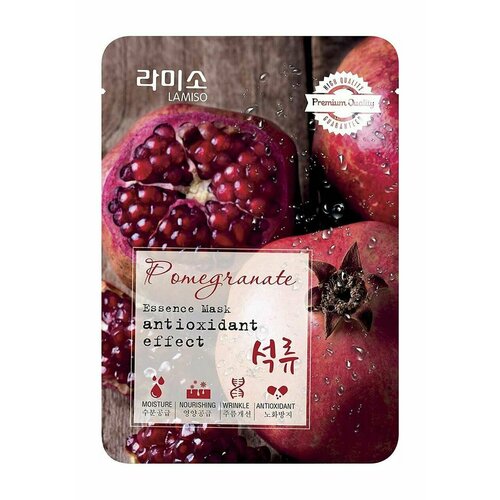 Тканевая маска для лица с экстрактом граната La Miso Pomegranate Essence Mask