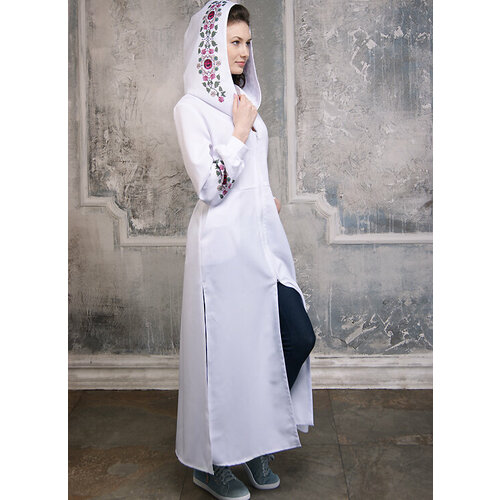 Платье ЭнигмаСтиль, размер 42, белый