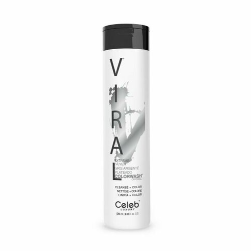 CELEB LUXURY Тонирующий шампунь для волос Viral Extreme Colorwash (Silver)