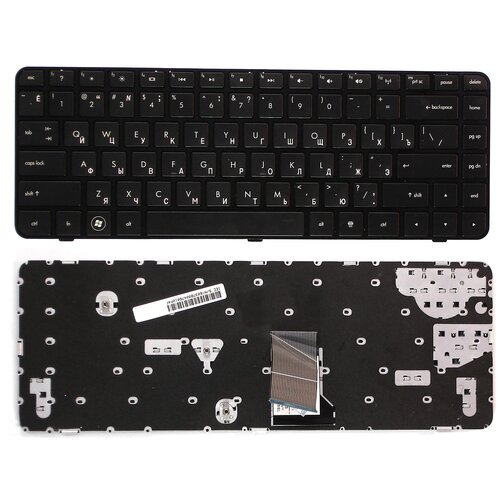 Клавиатура для ноутбука HP Pavilion dm4-1002tu черная с рамкой