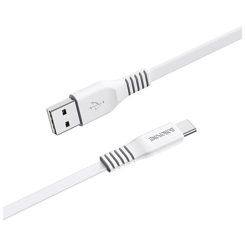 Кабель USB - Type-C Borofone BX23 Wide power, 1.0м, цвет белый