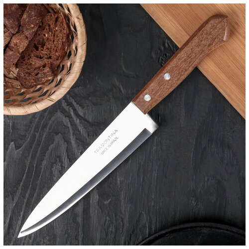 Нож кухонный поварской Universal, лезвие 20 см, сталь AISI 420, деревянная рукоять
