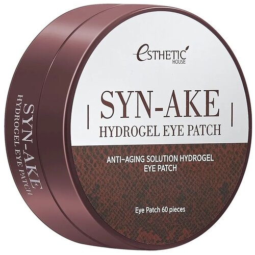 Esthetic House гидрогелевые патчи со змеиным пептидом для кожи вокруг глаз Syn-Ake Hydrogel Eye Patch, 60 шт.