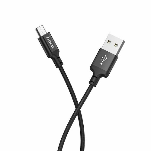 Кабель для зарядки microUSB Hoco X14, черный