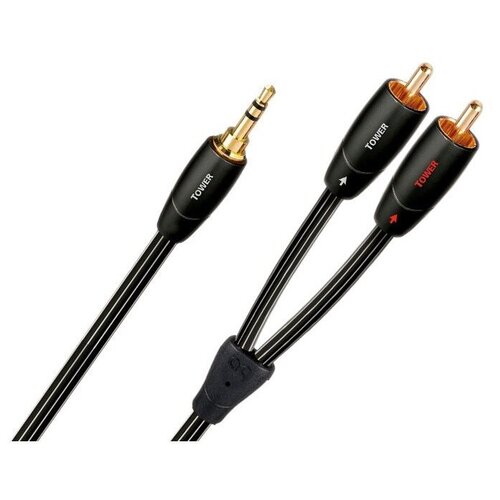 Кабель аудио 1xMini Jack - 2xRCA Audioquest Tower 3.5mm-RCA 1.0m