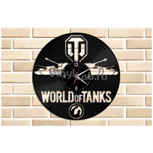 World of Tanks — часы из виниловой пластинки (c) VinylLab