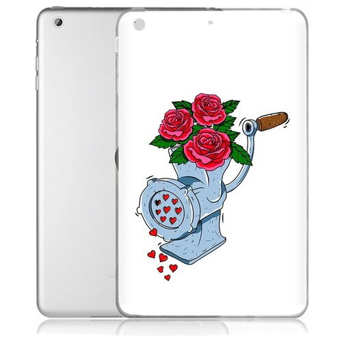 Чехол задняя-панель-накладка-бампер MyPads Цветочные сердца для Apple iPad 7 10.2 (2019)/Apple iPad 8 10.2 (2020)/Apple iPad 9 10.2 (2021)-A2197/A2200/A2198/A2270/A2428/A2429/A2430 противоударный