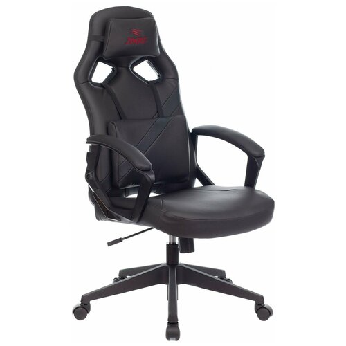 Компьютерное кресло Zombie DRIVER игровое, обивка: искусственная кожа, цвет: черный