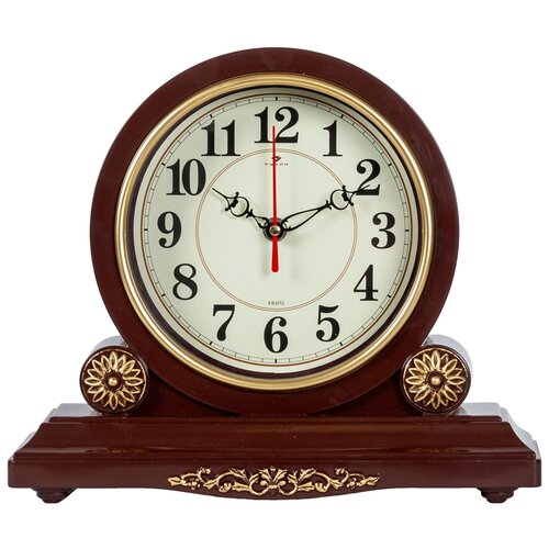 Часы  каминные Рубин Классика 3026-002 коричневый 0.5 кг 30 см 25.5 см светлый 9.4 см